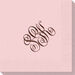 Large Interlocking Script Monogram Napkins