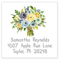 Personalized Square Address Labels - The Stationery Studio