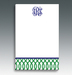 Personalized Green Garden Gate Notepads