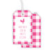 Personalized Gingham Hanging Gift Tags